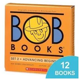 Bob Books - Advancing Beginners Box Set Decodable Phonics Books, Ages 4 and Up, Kindergarten (Stage 2: Emerging Reader)