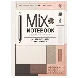 Mix Notebook: Dickes Notizbuch Skizzenbuch