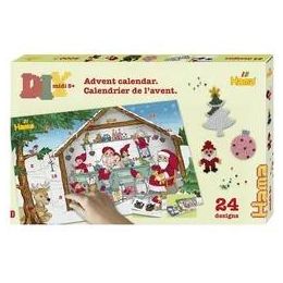 Hama 3046 - Adventskalender B&uuml;gelperlen, 5000 Midi-Perlen und Zubeh&ouml;r