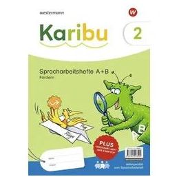 Karibu 2. Paket Spracharbeitshefte A+B F&ouml;rdern - zielgleich, seitenparallel zum Spracharbeitsheft, auch zum Sprachbuch einsetzbar