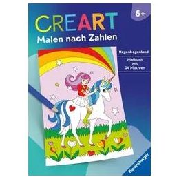 Ravensburger CreArt Malen nach Zahlen ab 5: Regenbogenland