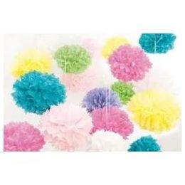 Rico Design Seidenpapier Pompons, rosa