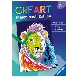 Ravensburger CreArt Malen nach Zahlen ab 7: Wilde Tiere