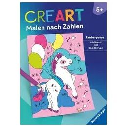 Ravensburger CreArt Malen nach Zahlen ab 5: Zauberponys