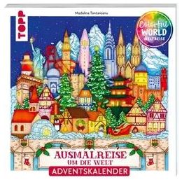 Frechverlag Colorful Christmas Weltreise - Weihnachtliche Ausmalreise um die Welt