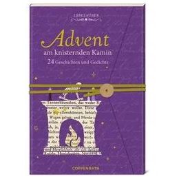 Coppenrath Verlag Brief-Adventskalenderbuch - Advent am knisternden Kamin