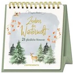Coppenrath Verlag Zauber der Winterwelt, Tisch-Adventskalender (Bastin)
