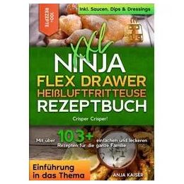 tredition XXL Ninja Flex Drawer Hei&szlig;luftfritteuse Rezeptbuch