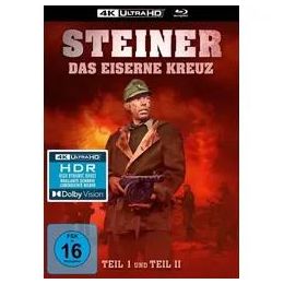 Steiner - Das Eiserne Kreuz - Teil 1+2 - 4-Disc Limited Edition Mediabook (4K Ultra HD / 2 Blu-rays / Bonus-Blu-ray)