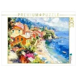 Calvendo Puzzle Entdecke versteckte Buchten und genie&szlig;e das Gef&uuml;hl von Freiheit am Meer 1000 Teile Lege-Gr&ouml;&szlig;e 64x48cm Foto-Puzzle f&uuml;r gl&uuml;ckliche Stu