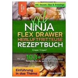 tredition XXL Ninja Flex Drawer Hei&szlig;luftfritteuse Rezeptbuch