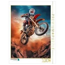 Calvendo Puzzle Ein Motiv aus dem Kalender Motocross - Mit Leib und Seele dabei 1000 Teile Lege-Gr&ouml;&szlig;e 64x48cm Foto-Puzzle f&uuml;r gl&uuml;ckliche Stunden