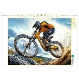 Calvendo Puzzle Mountainbike 1000 Teile Lege-Gr&ouml;&szlig;e 64x48cm Foto-Puzzle f&uuml;r gl&uuml;ckliche Stunden