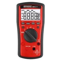 BENNING MM 2-1 Hand-Multimeter digital CAT III 600 V, CAT IV 300V Anzeige (Counts): 6000