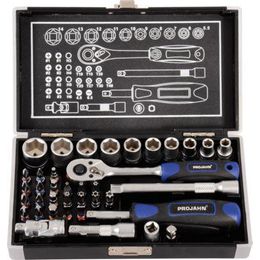 Projahn Mini-Steckschl&uuml;ssel- und Bit-Box, 1/4" Gr&ouml;&szlig;e, 38-tlg.