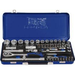 Projahn Xi-on Steckschl&uuml;sselkoffer, 1/4" + 1/2", 54tlg.
