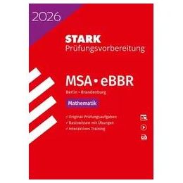 STARK Mathematik - MSA/eBBR 2026 Berlin/Brandenburg - Pr&uuml;fungsvorbereitung