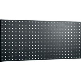 Lochplatte zur Montage, , 991 x 457 mm, anthrazitgrau RAL 7016