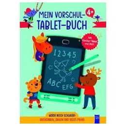 Mein Vorschul-Tablet-Buch 4 + (blaues Cover)
