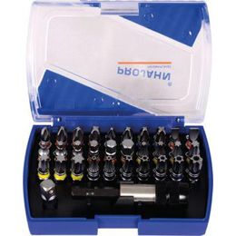 Color-Bit-Box Projahn, 1/4" Gr&ouml;&szlig;e, in Kunststoff-Box, 32-tlg.