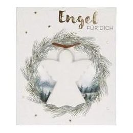 Anh&auml;nger aus Porzellan - Engel f&uuml;r dich