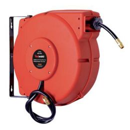 Schlauchaufroller CEMO, Kunststoff, f&uuml;r Druckluft, geschlossen, max. 20 bar, Schlauchl&auml;nge 15m, B 500 x T 420 x H 210 mm
