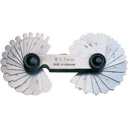 Radienschablone R7,5-15 mm=je 16 Blatt