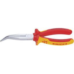Knipex VDE-Flachrundzange 160 mm gerad.verchr.