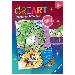 Ravensburger CreArt Malen nach Zahlen ab 5 Zauberpapier - Abenteuer