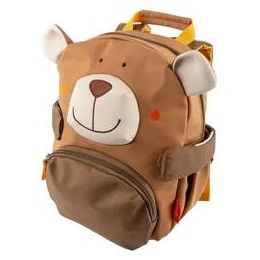 Sigikid 25436 - Rucksack B&auml;r mit 3D-Details, braun, Kinderrucksack