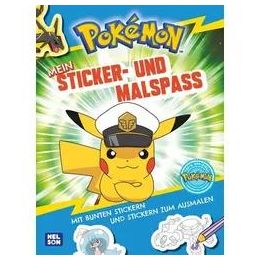 Nelson Pok&eacute;mon Activity-Buch: Pok&eacute;mon Mein Sticker- und Malspa&szlig;