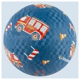 Sigikid 43519 - Ball Feuerwehr, blau, Naturkautschukball, 17 cm