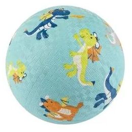 Sigikid 43521 - Ball Drache, hellblau, Naturkautschukball, 17 cm