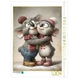 Calvendo Puzzle Koala - Liebe 1000 Teile Lege-Gr&ouml;&szlig;e 64x48cm Foto-Puzzle f&uuml;r gl&uuml;ckliche Stunden