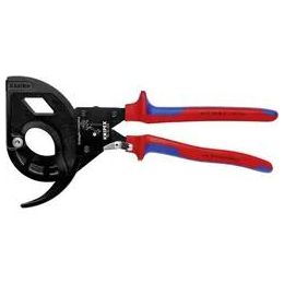Knipex 95 32 320 Ratschen-Kabelschneider Geeignet f&uuml;r (Abisoliertechnik) Alu- und Kupferkabel, ein- und mehrdr&auml;htig 60 mm 600 mm2