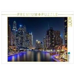Calvendo Puzzle Skyline von Dubai Marina - Dubai 1000 Teile Lege-Gr&ouml;&szlig;e 64x48cm Foto-Puzzle f&uuml;r gl&uuml;ckliche Stunden