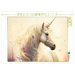 Calvendo Puzzle Ein Einhorn so luftig und zart wie ein Windhauch 1000 Teile Lege-Gr&ouml;&szlig;e 64x48cm Foto-Puzzle f&uuml;r gl&uuml;ckliche Stunden