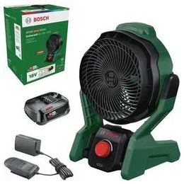 Bosch Home and Garden UniversalFan 18V-1000 Akku-Ventilator Gr&uuml;n, Schwarz mit Akku