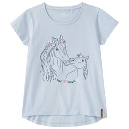 Yigga M&auml;dchen T-Shirt mit Pferd-Motiv