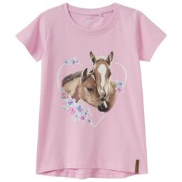 Yigga M&auml;dchen T-Shirt mit Pferd-Motiv