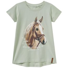 Yigga M&auml;dchen T-Shirt mit Pferd-Motiv