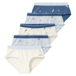 Yigga 5 M&auml;dchen Pantys mit Pferde-Motiven