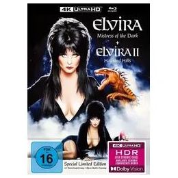 Elvira - Herrscherin der Dunkelheit (inkl. Elvira's Haunted Hills) - 2-Disc Limited Collector's Edition Mediabook (4K Ultra HD) (+ Bonus-Blu-ray)