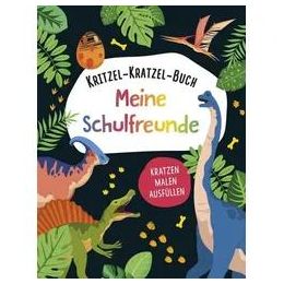 Kritzel-Kratzel-Buch Meine Schulfreunde (Dinos)