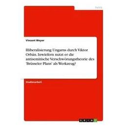 GRIN Illiberalisierung Ungarns durch Viktor Orb&aacute;n. Inwiefern nutzt er die antisemitische Verschw&ouml;rungstheorie des 'Br&uuml;sseler Plans' als Werkzeug?