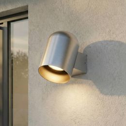LINDBY Au&szlig;enwandleuchte Lupil, aluminium, Metall, GU10, IP44