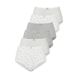 PETITE FLEUR BY LASCANA Taillenslip mehrfarbig Gr. 40/42 f&uuml;r Damen. Mit Schleife, Print. K&ouml;rpernah. Nachhaltig.