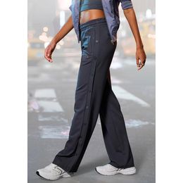 French Connection Loungepants grau Gr. 48/50 f&uuml;r Damen. Mit Kn&ouml;pfe, Logostickerei. Bequem. Nachhaltig.