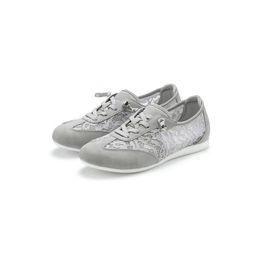 Lascana Sneaker 'Freizeitschuh, Halbschuh, Slip-On-Sneaker,' grau Gr. 38 f&uuml;r Damen. Mit Spitze