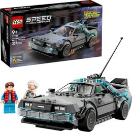 Lego Konstruktionsspielsteine &raquo;Zeitmaschine aus Zur&uuml;ck in die Zukunft (77256), Lego Speed Champions&laquo; Made in Europe Konstruktionsspielsteine